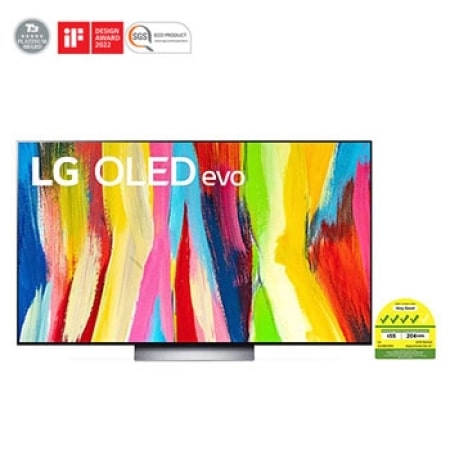 LG OLED evo C2 65 inch TV 4K Smart TV | Wall mounted TV | TV wall ...