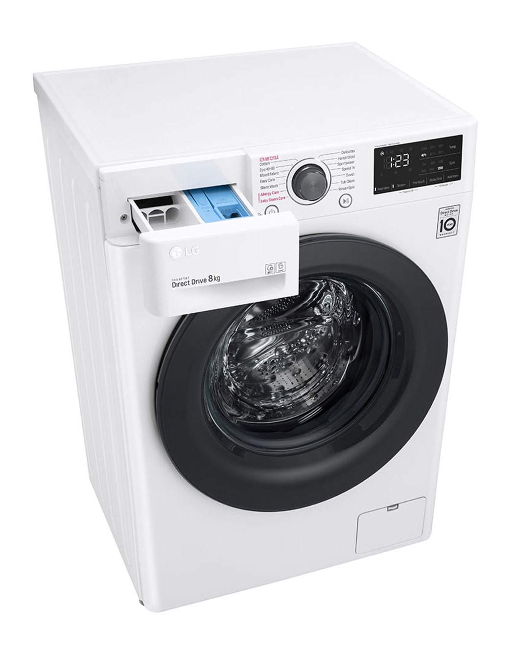 8kg AI DD™ Front Load Washing Machine FV1208S5W | LG SG