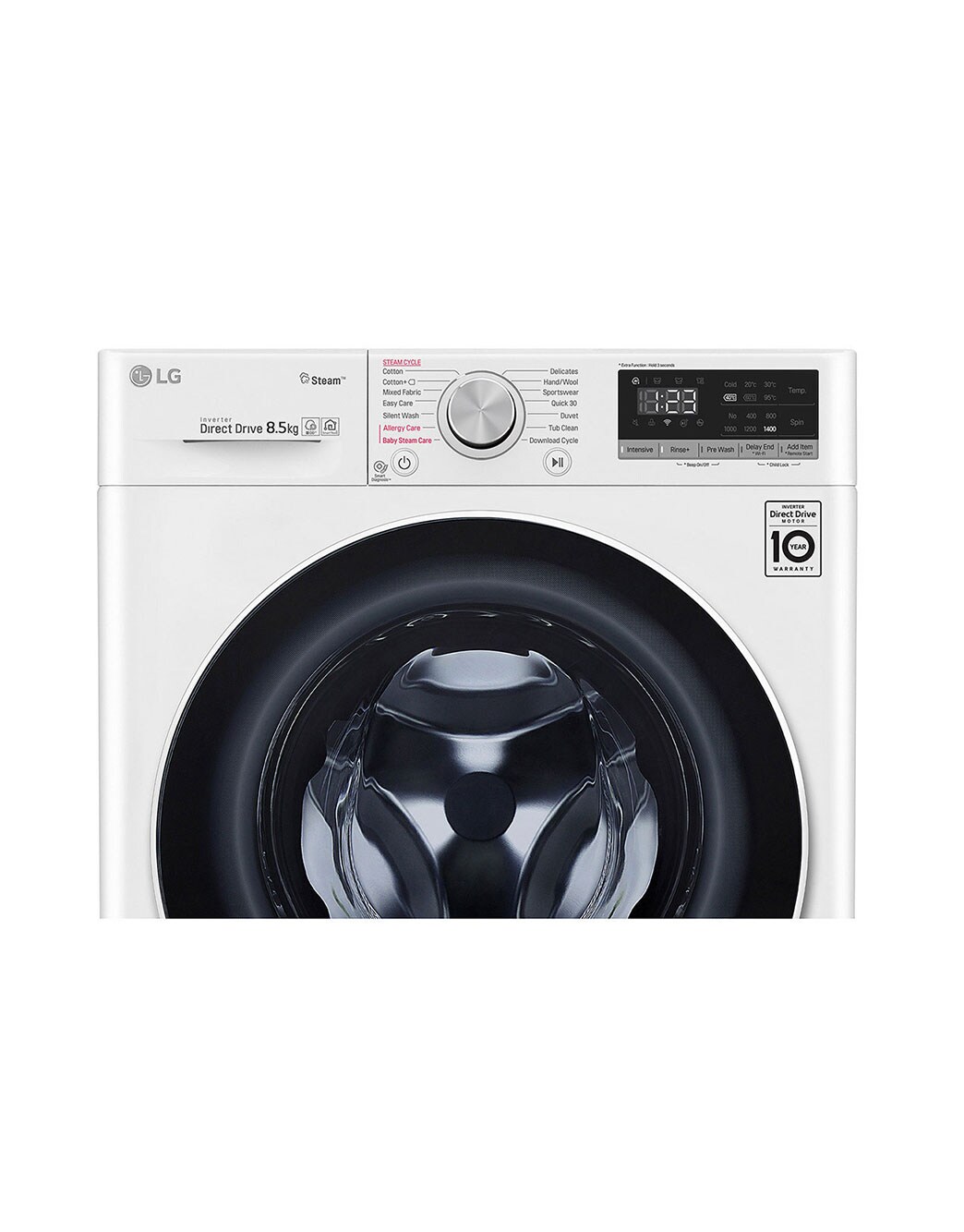 8.5kg Front Loading Washing Machine - FV1285S4W | LG Singapore