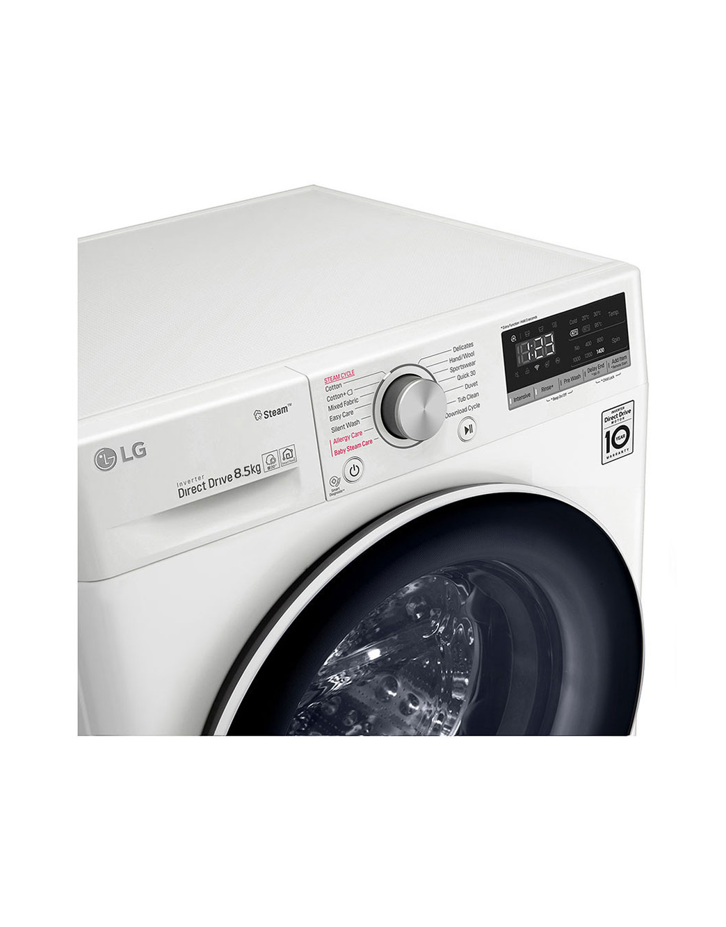 8.5kg Front Loading Washing Machine - FV1285S4W | LG Singapore