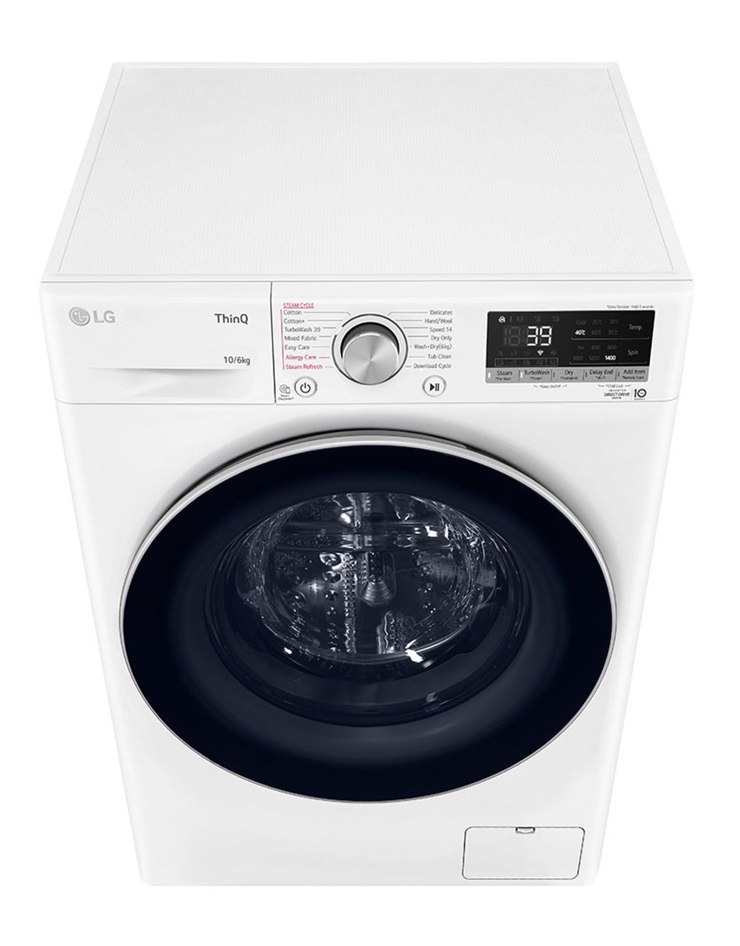 10/6KG AI DD™ Front Load Washer Dryer in White | LG Singapore