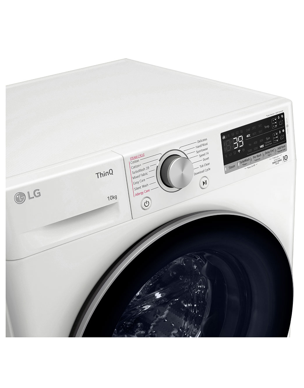 10KG Front Load Washing Machine with AI DD™ in White | LG SG