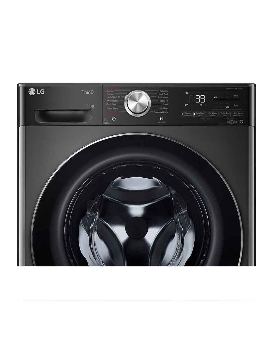 11KG AI DD™ Front Load Washing Machine in Black | LG SG