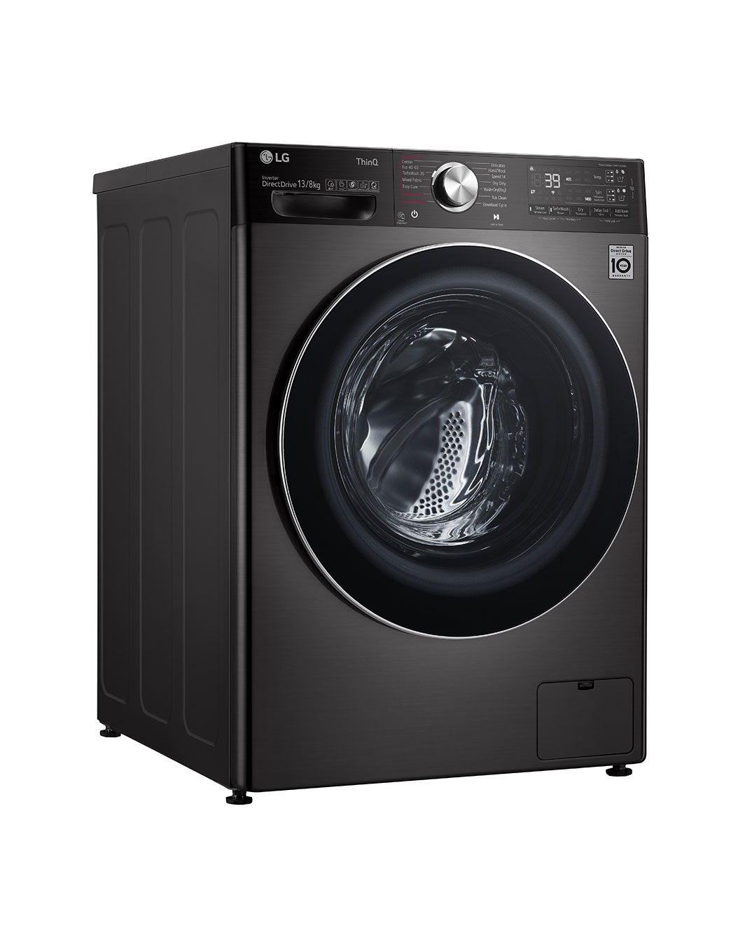 13/8KG AI DD™ Front Load Washer Dryer in Black | LG Singapore