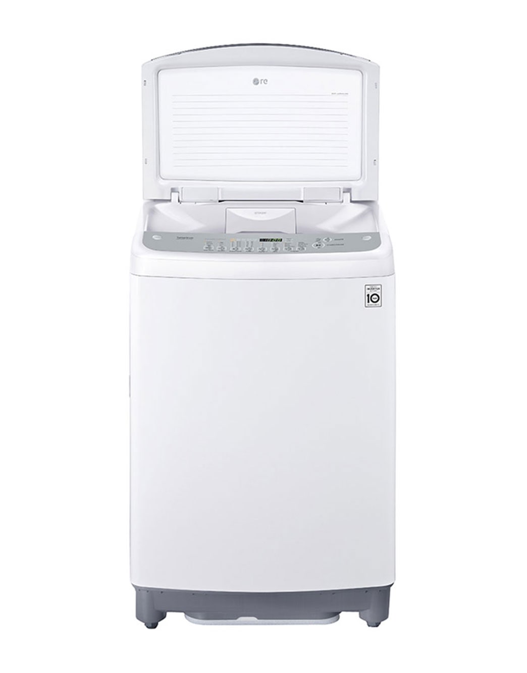8KG Smart Inverter Top Load Washing Machine, White | LG SG