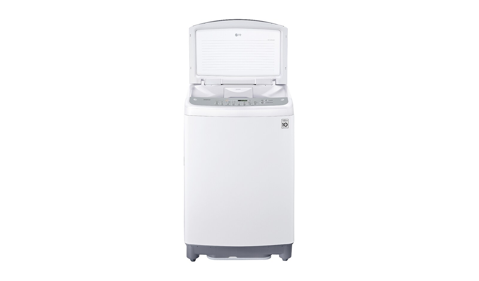 8KG Smart Inverter Top Load Washing Machine, White | LG SG
