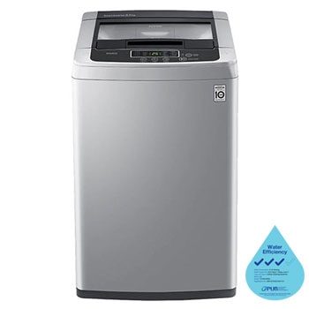 8KG Smart Inverter Top Load Washing Machine, Silver | LG SG