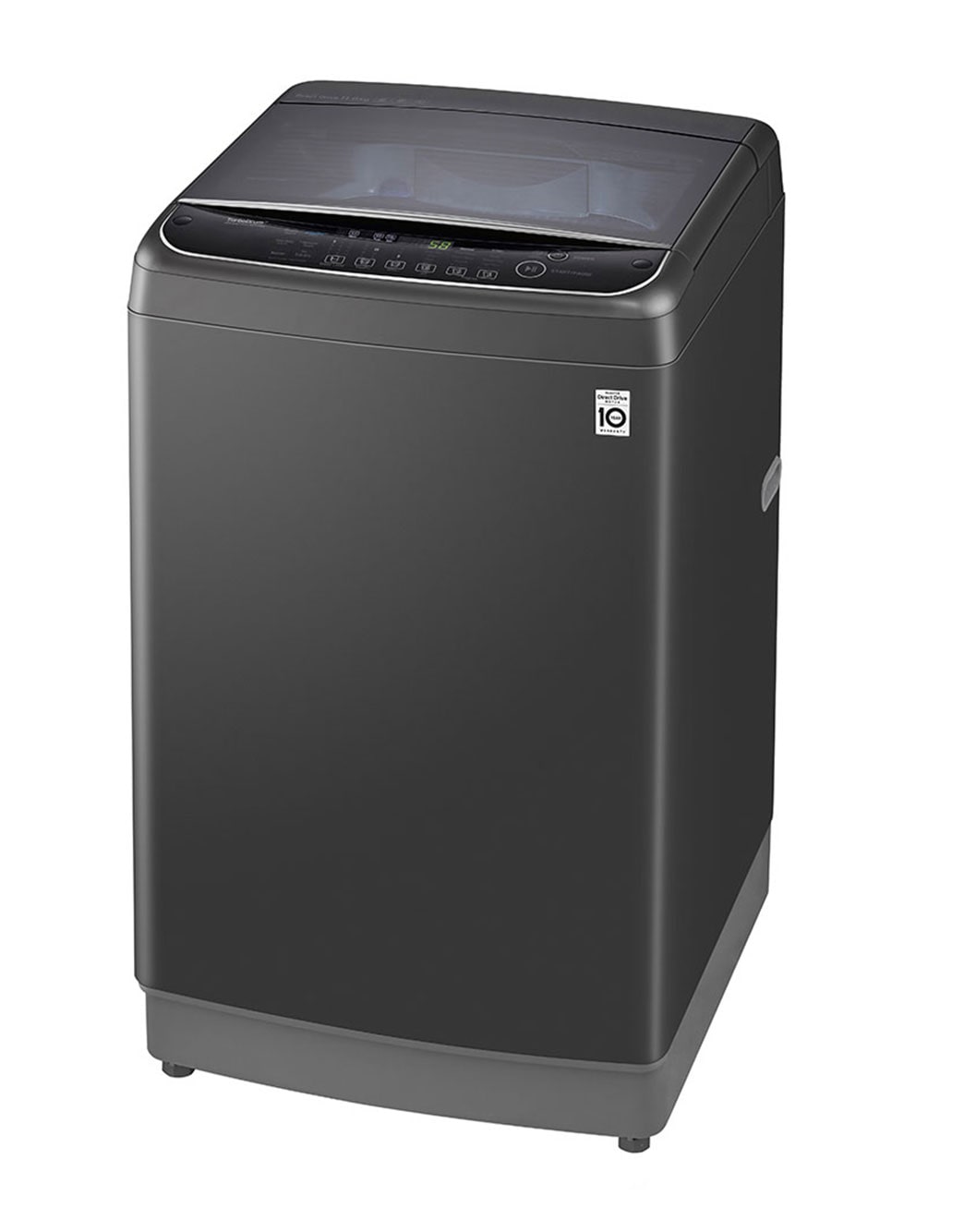 11KG TurboWash3D™ Top Load Washing Machine in Black | LG Singapore