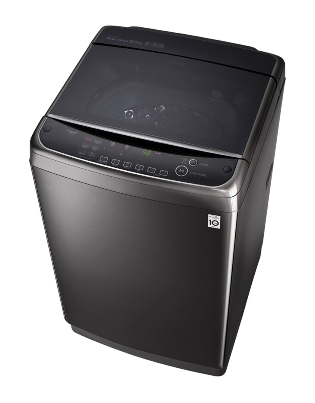 13KG Top Load Washing Machine TurboWash3D™ in Black | LG SG