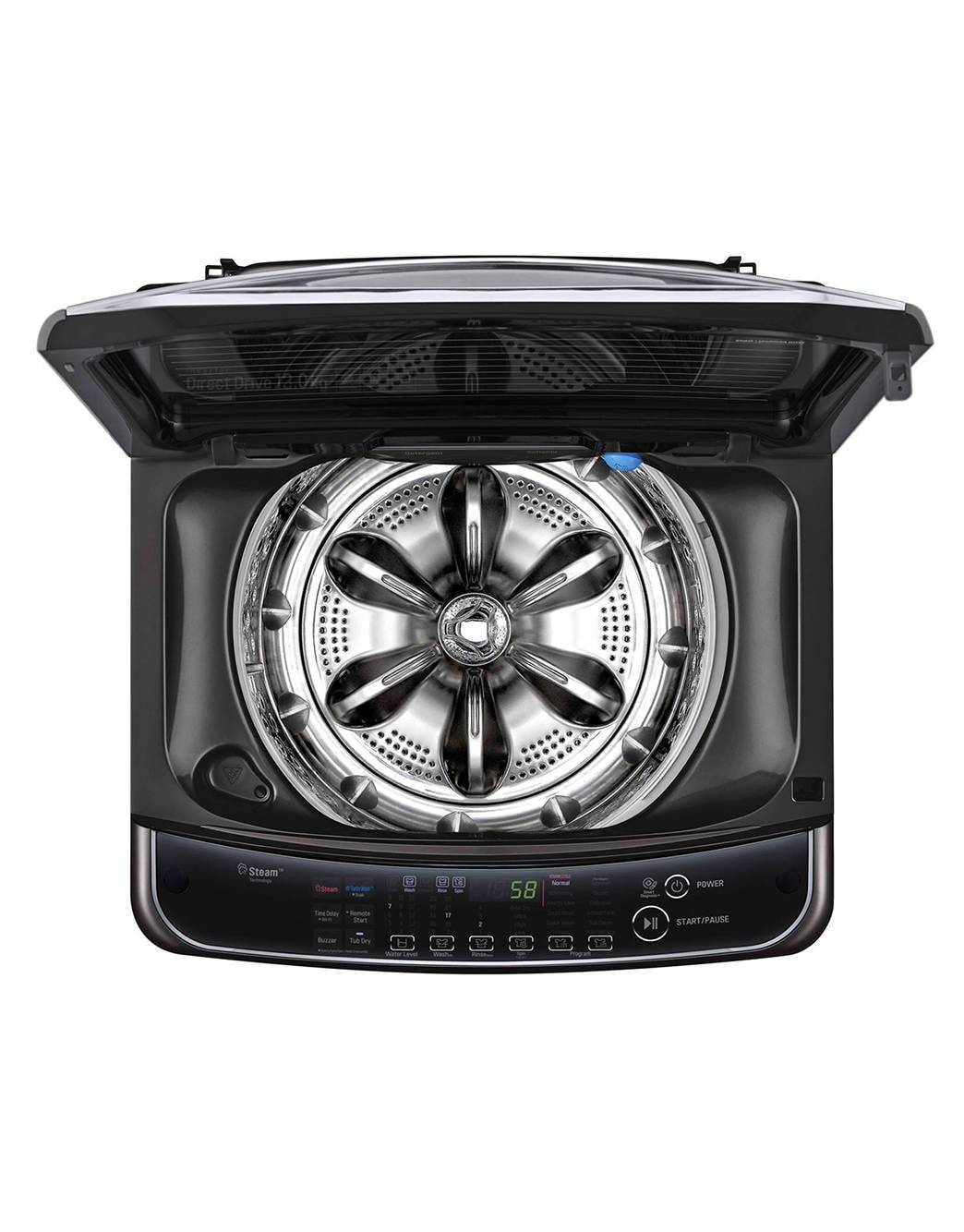 13KG Top Load Washing Machine TurboWash3D™ in Black | LG SG