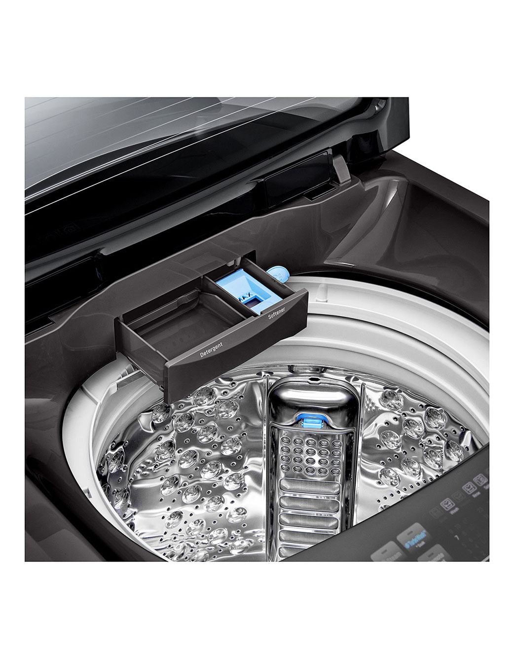 17KG Top Load Washing Machine TurboWash3D™ in Black | LG SG