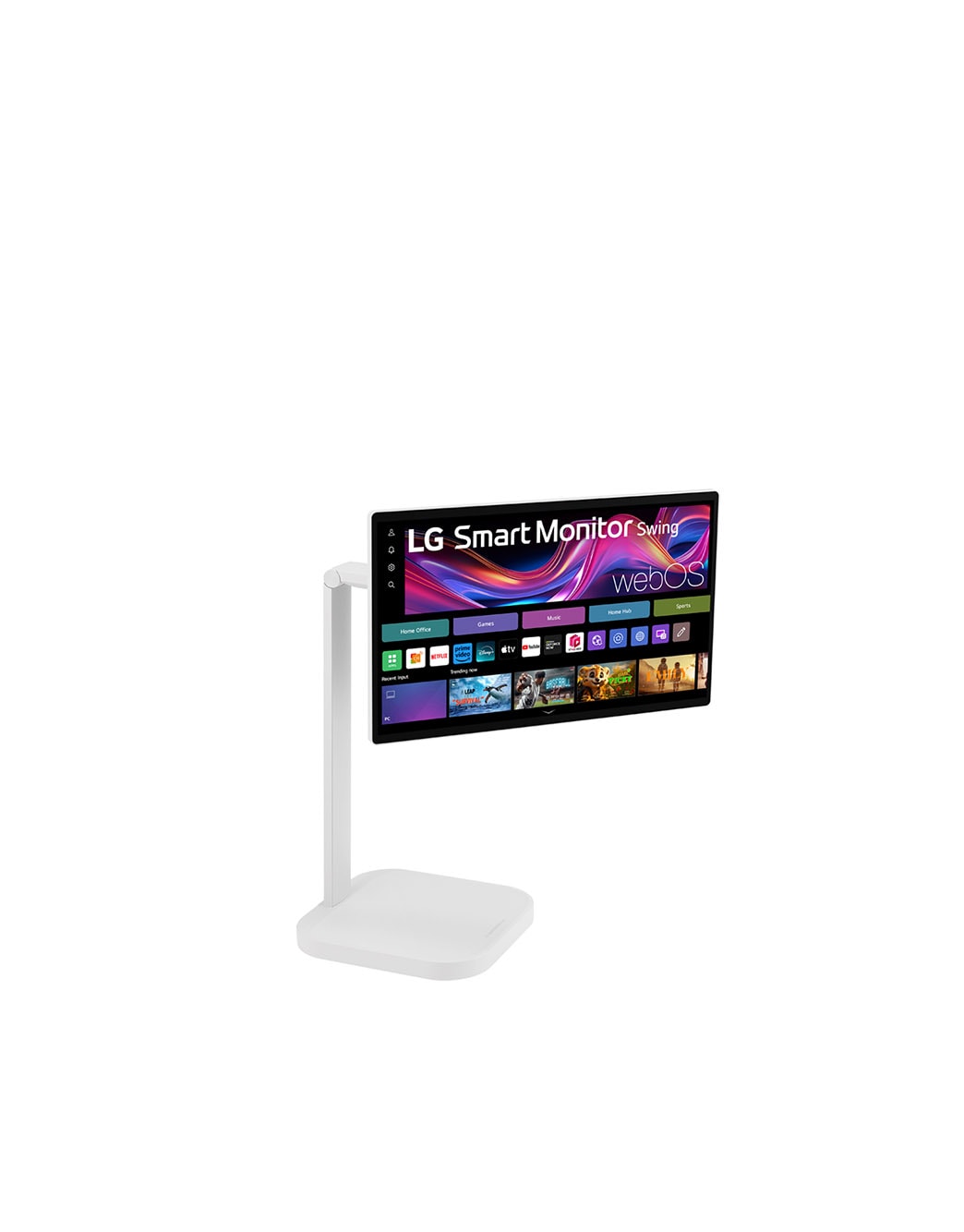 LG 31.5-inch 4K UHD IPS Smart Monitor Swing with Touchscreen, Rolling ...
