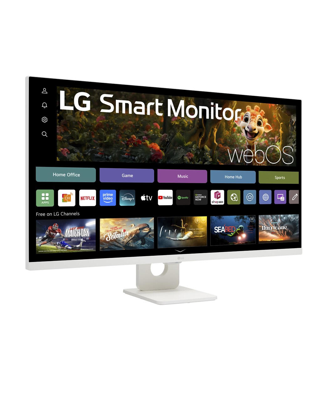 LG 32” 4K UHD Smart Monitor with webOS - 32SR73U-W | LG SG