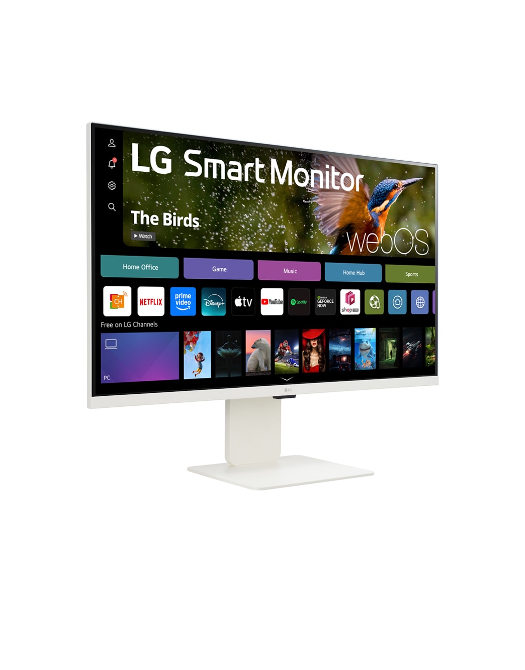 LG 32” 4K UHD IPS Smart Monitor with webOS and built-in FHD webcam ...