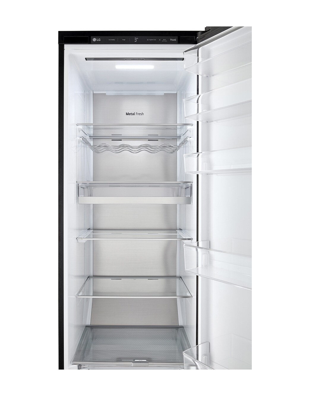 324L 1 Door Freezer in Glass Beige Bundle with 386L 1 Door Refrigerator ...