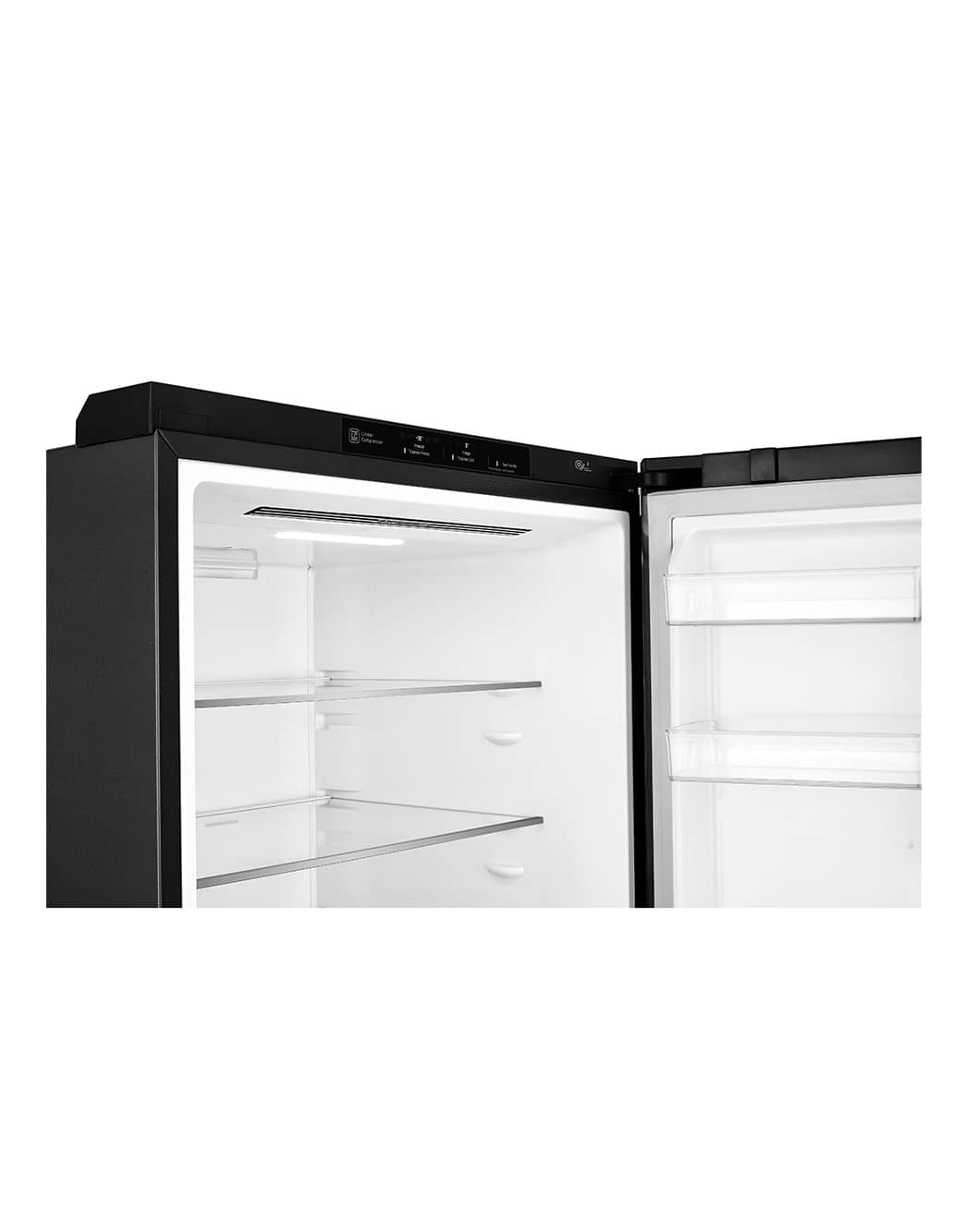 LG 421L Bottom Freezer Refrigerator in Matt Black | LG SG