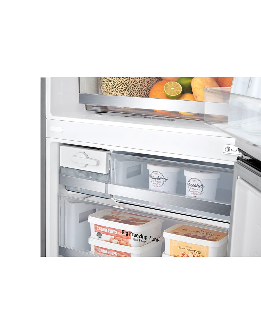 462L Bottom Freezer in Prime Silver - GB-B4624PY | LG SG
