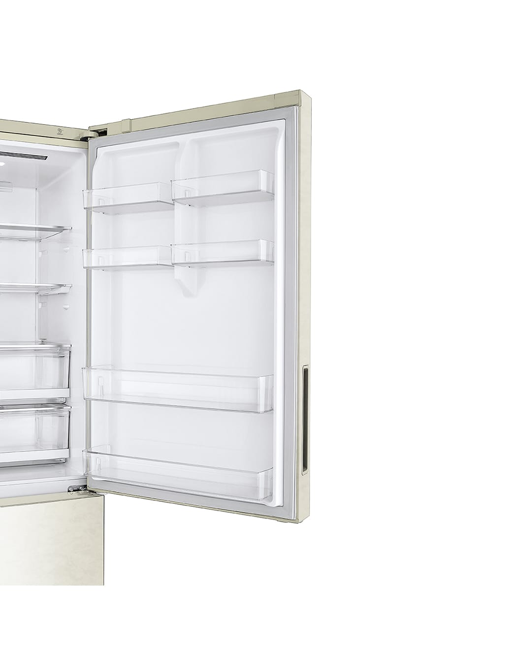 462L Bottom Freezer Refrigerator in Beige | LG SG | LG SG