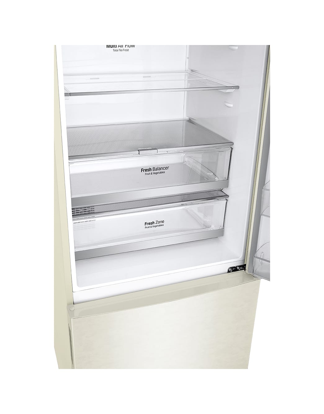 462L Bottom Freezer Refrigerator in Beige | LG SG | LG SG