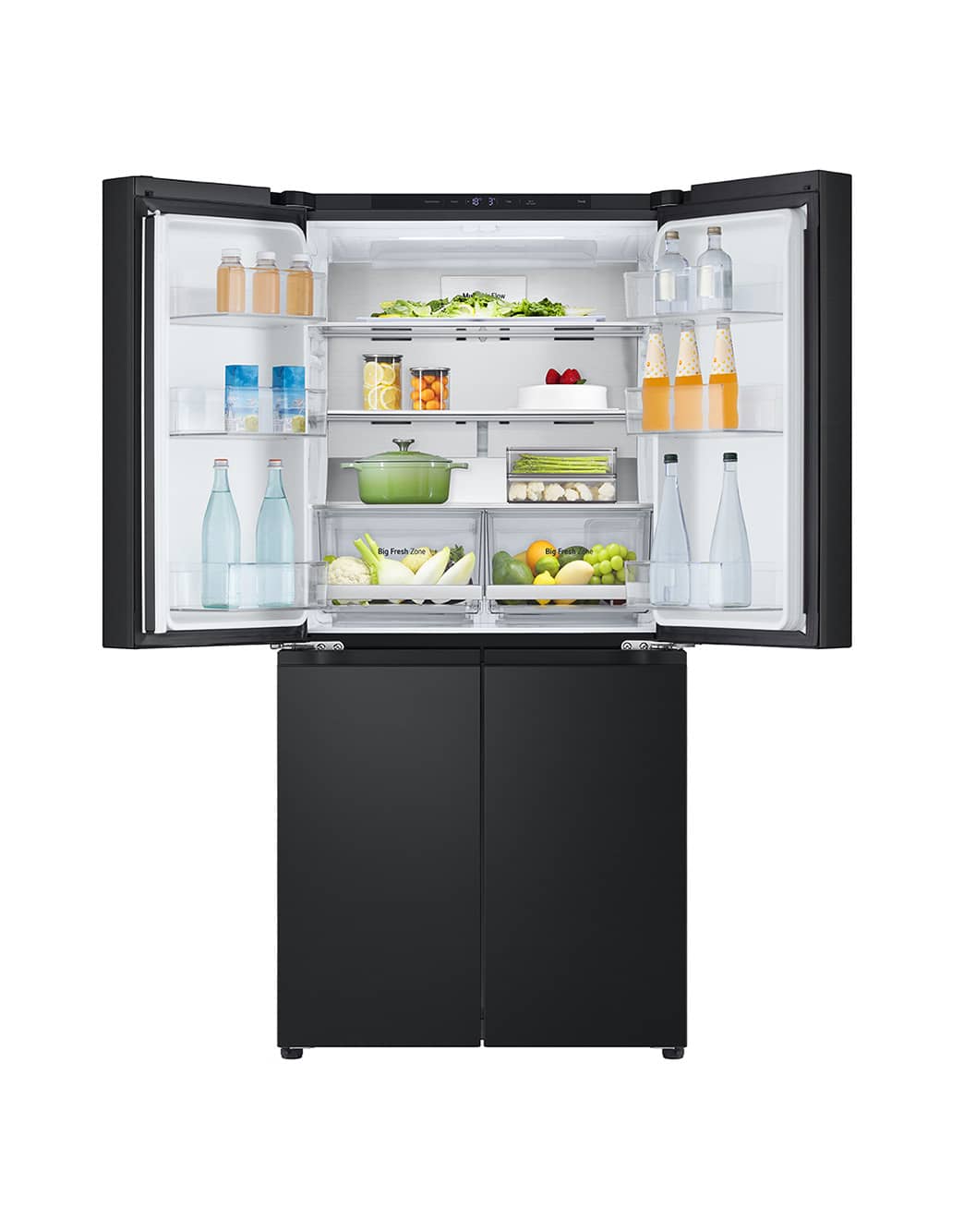 530L Multi Door Refrigerator in Essence Matte Black | LG Singapore