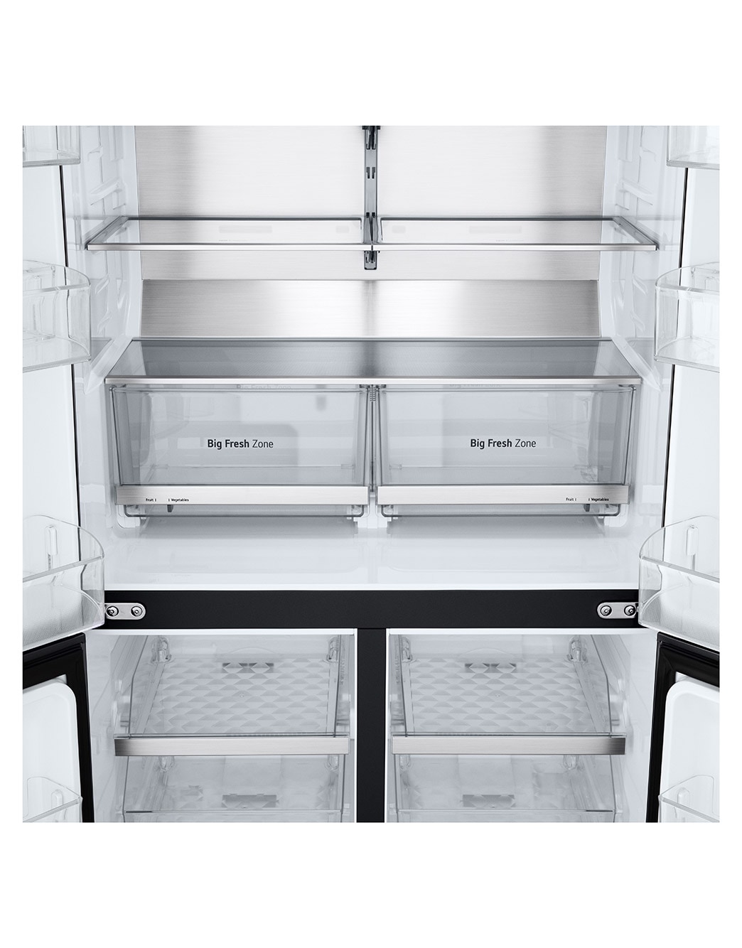 601L Multi Door Refrigerator in Essence Black Steel | LG Singapore