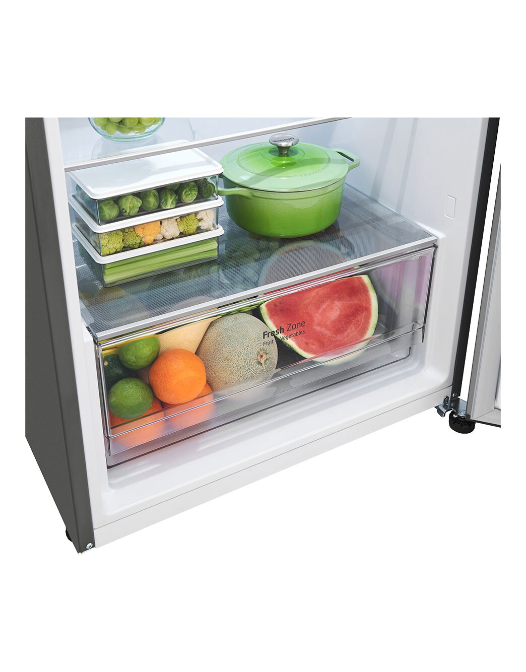 375L Top Freezer Refrigerator in Glass Beige | LG Singapore