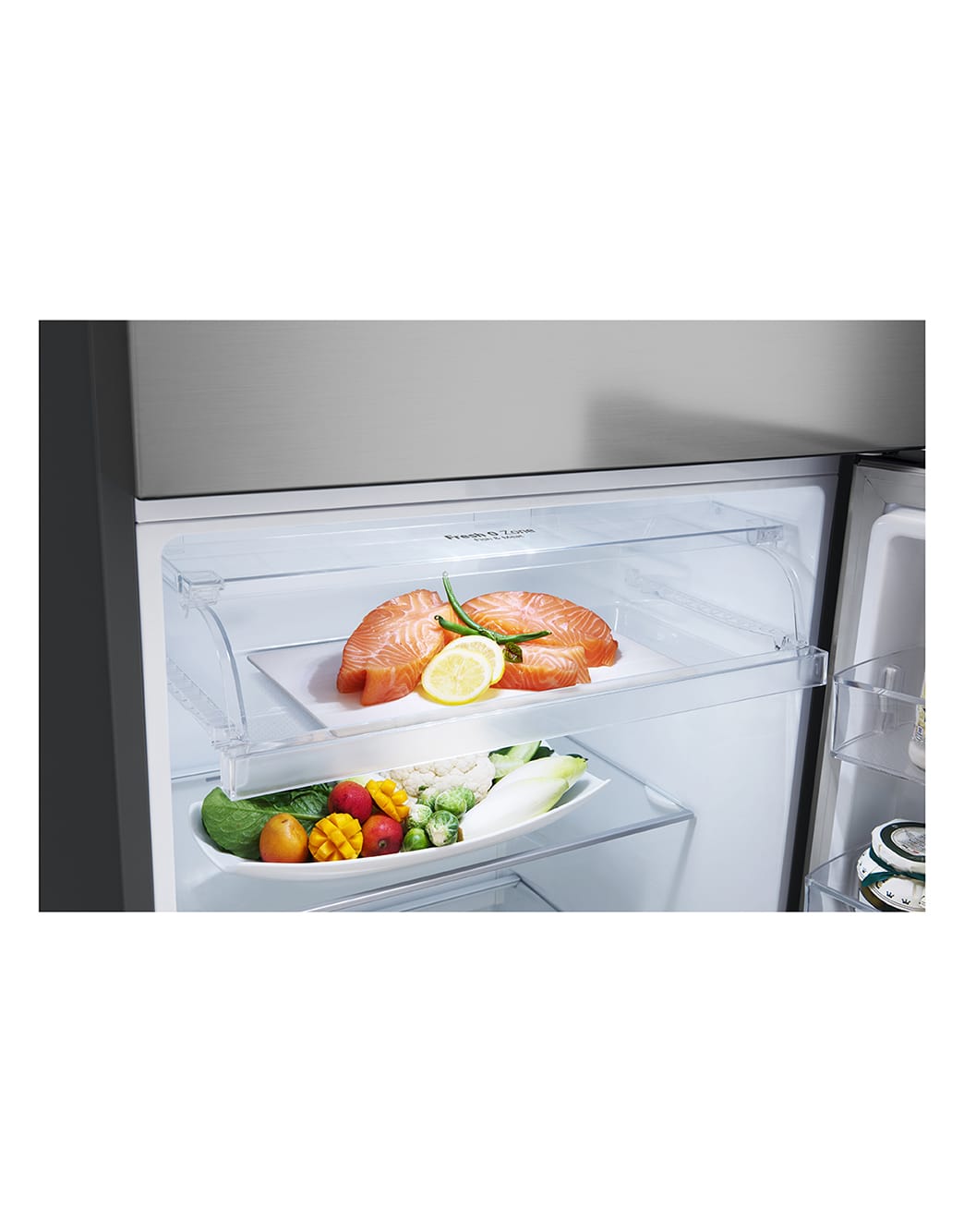 375L Top Freezer Refrigerator in Glass Beige | LG SG