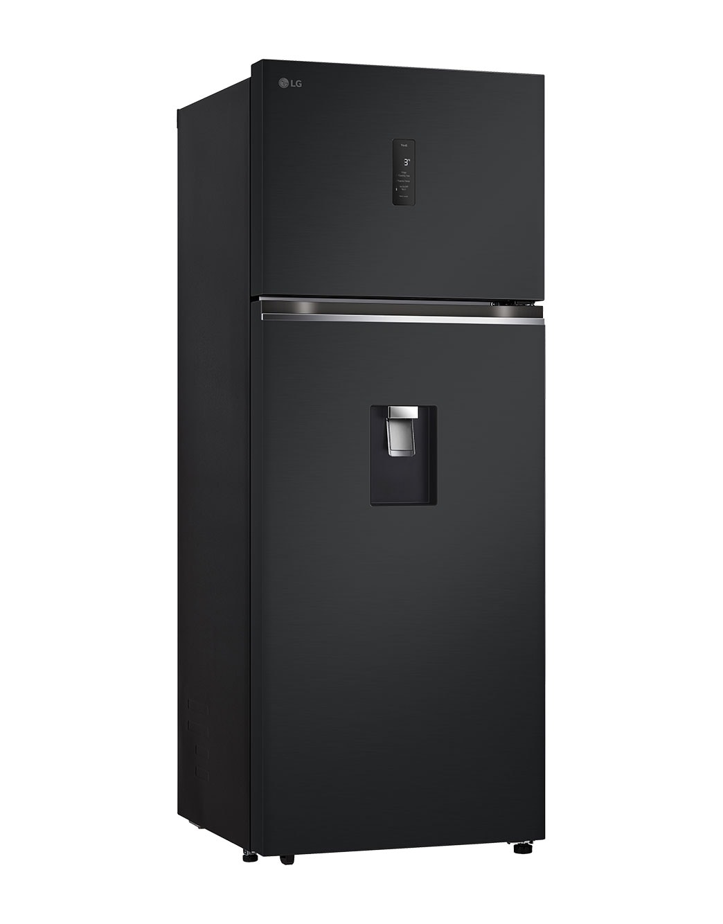 449L Top Freezer Refrigerator in Essence Matte Black | LG Singapore