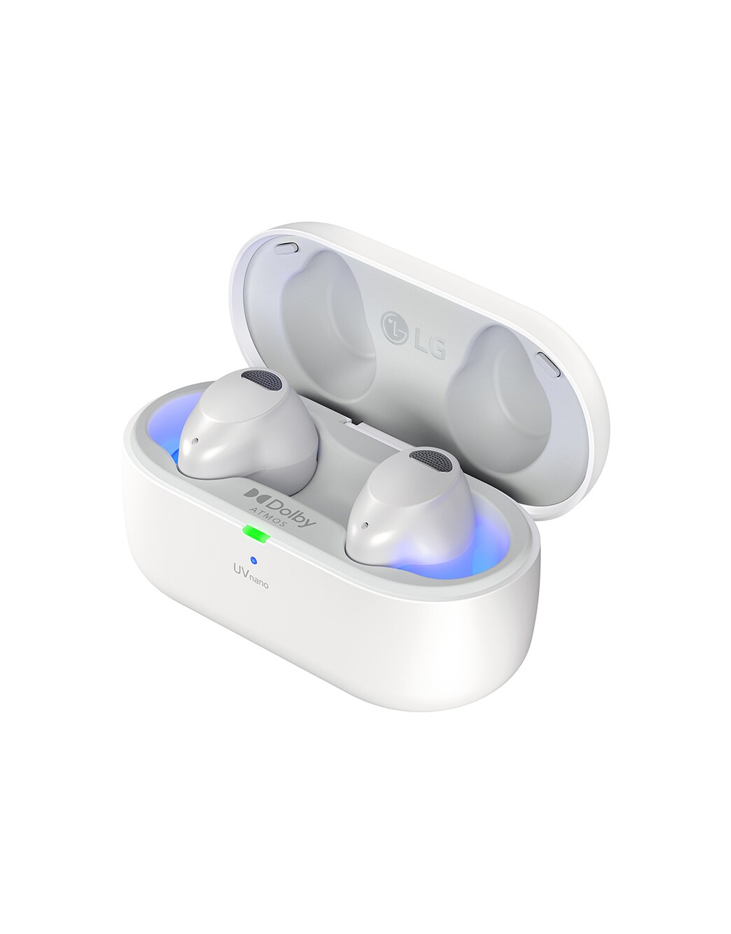 LG TONE Free T90S White - Dolby Atmos Wireless Bluetooth Earbuds with ...