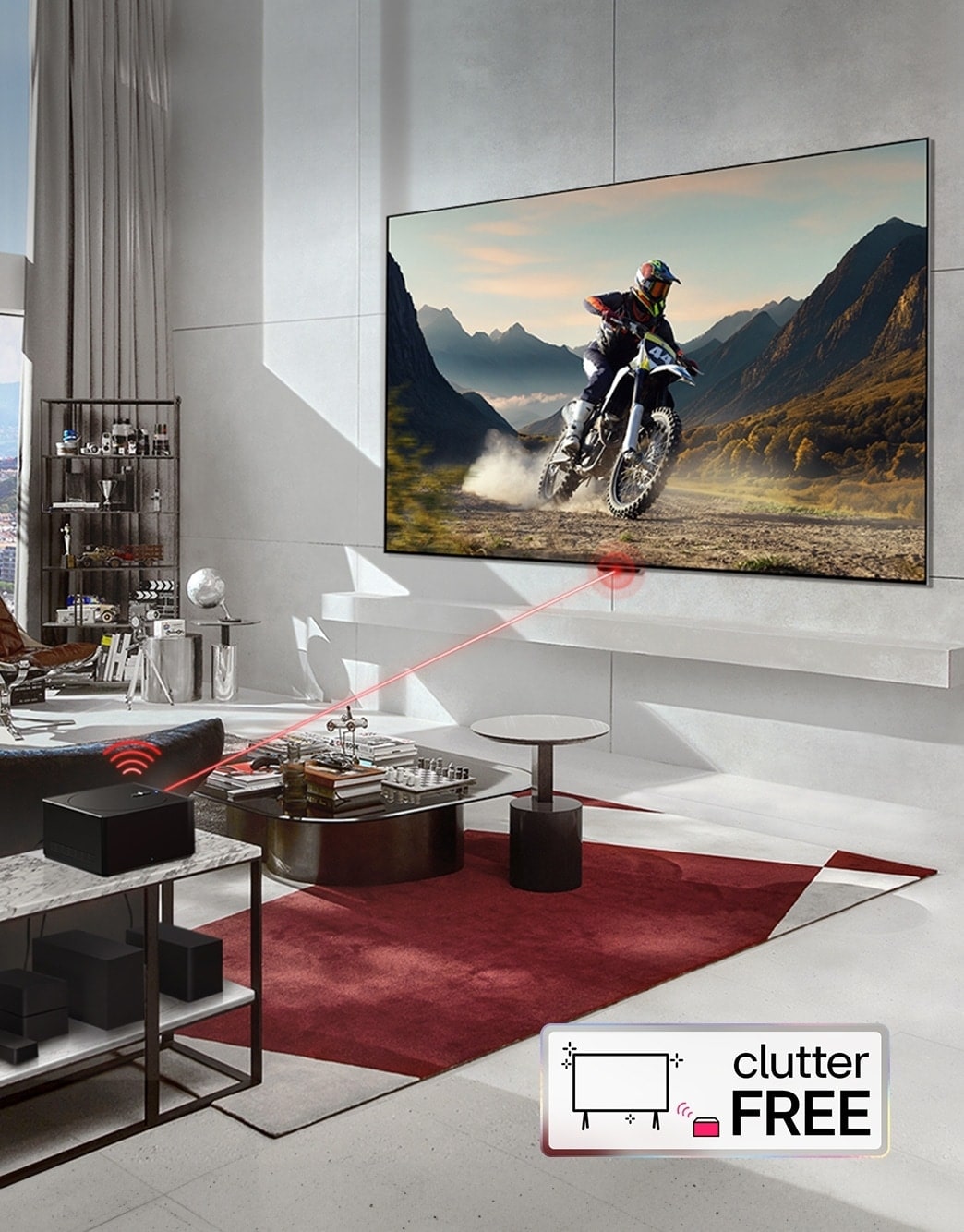 97 inch LG SIGNATURE OLED M4 True Wireless TV with 4K 120Hz Video & Audio Transfer OLED97M4PSA ...