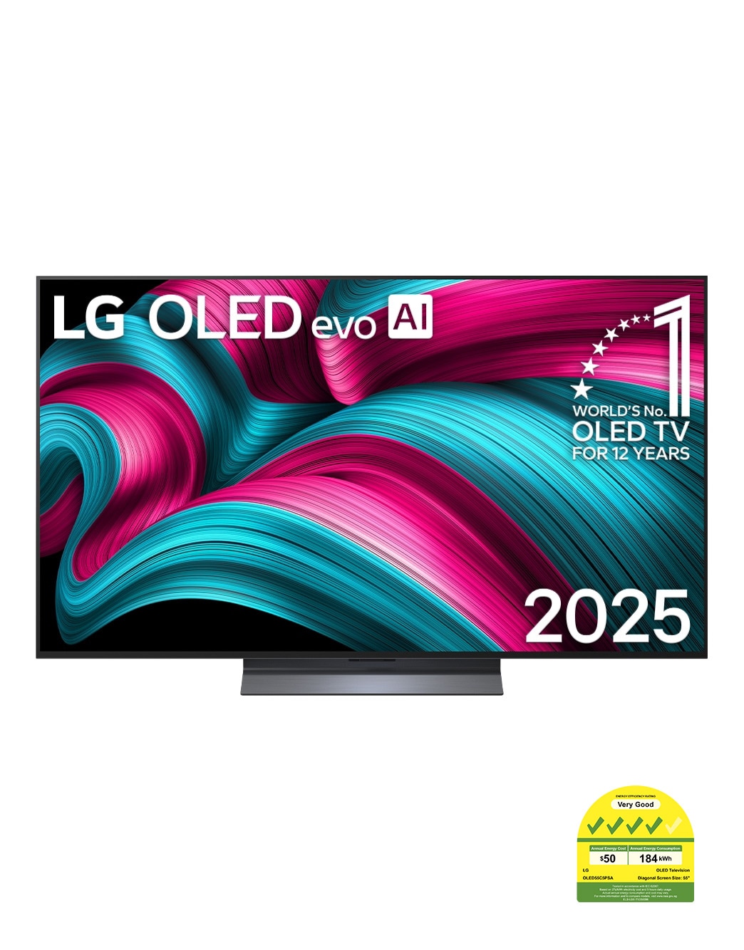55 Inch LG OLED evo AI C5 4K Smart TV - OLED55C5.SC9S | LG SG | LG SG