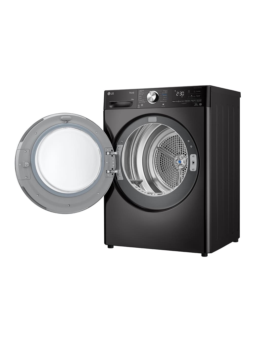 10KG Dual Inverter Heat Pump™ Dryer in Black Steel | LG SG