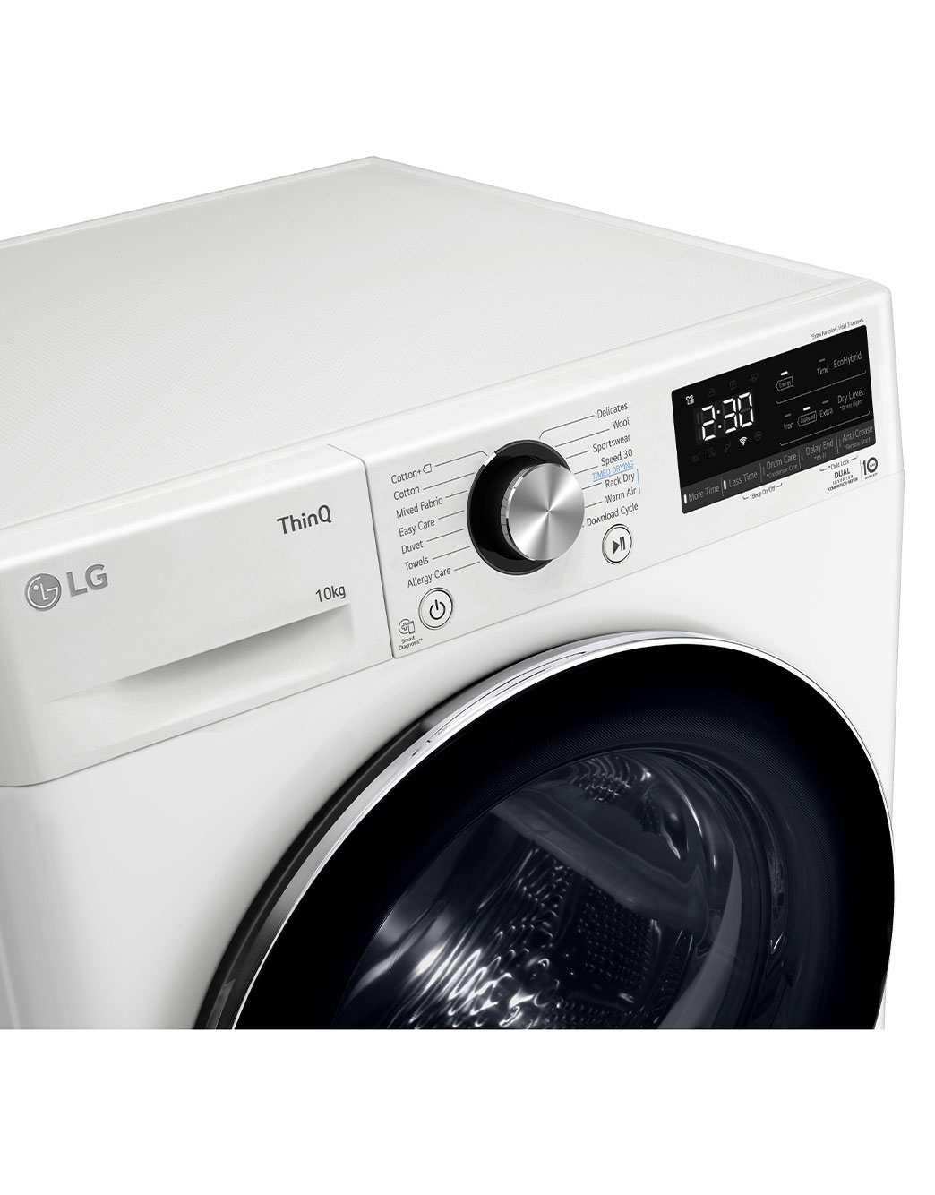 10KG Dual Inverter Heat Pump™ Dryer in White | LG SG | LG SG