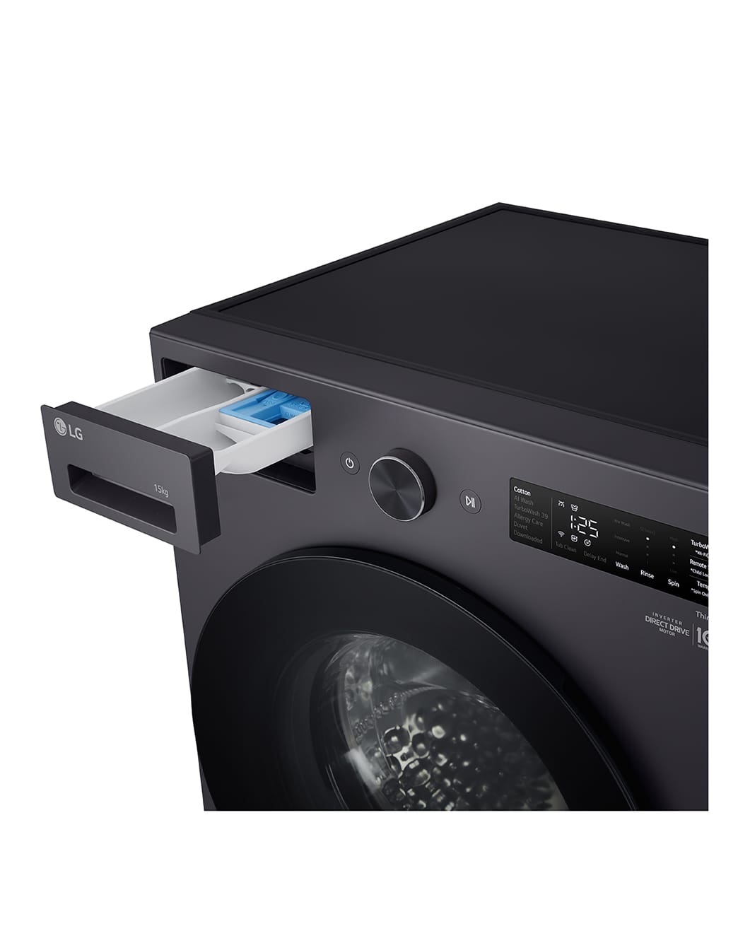 15kg Front Load Washing Machine (Essence Graphite) | LG SG