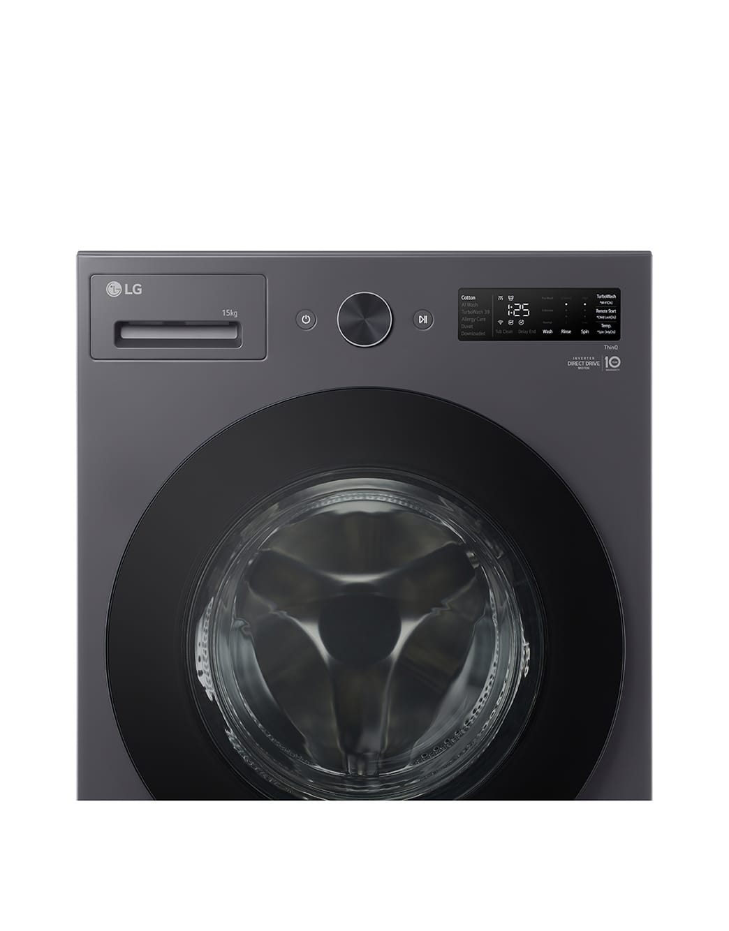15kg Front Load Washing Machine (Essence Graphite) | LG SG
