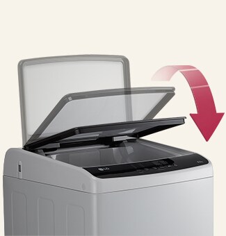 8KG Top Load Washing Machine, Gray - T2108NT1G | LG SG