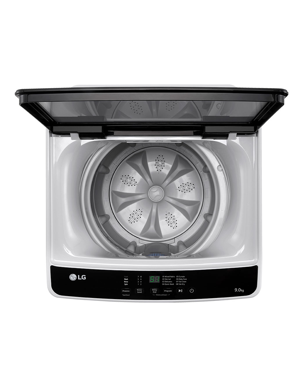 8KG Top Load Washing Machine, Gray - T2108NT1G | LG SG