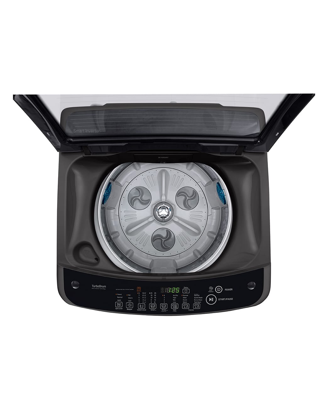 13KG Top Load Washing Machine in Middle Black | LG Singapore