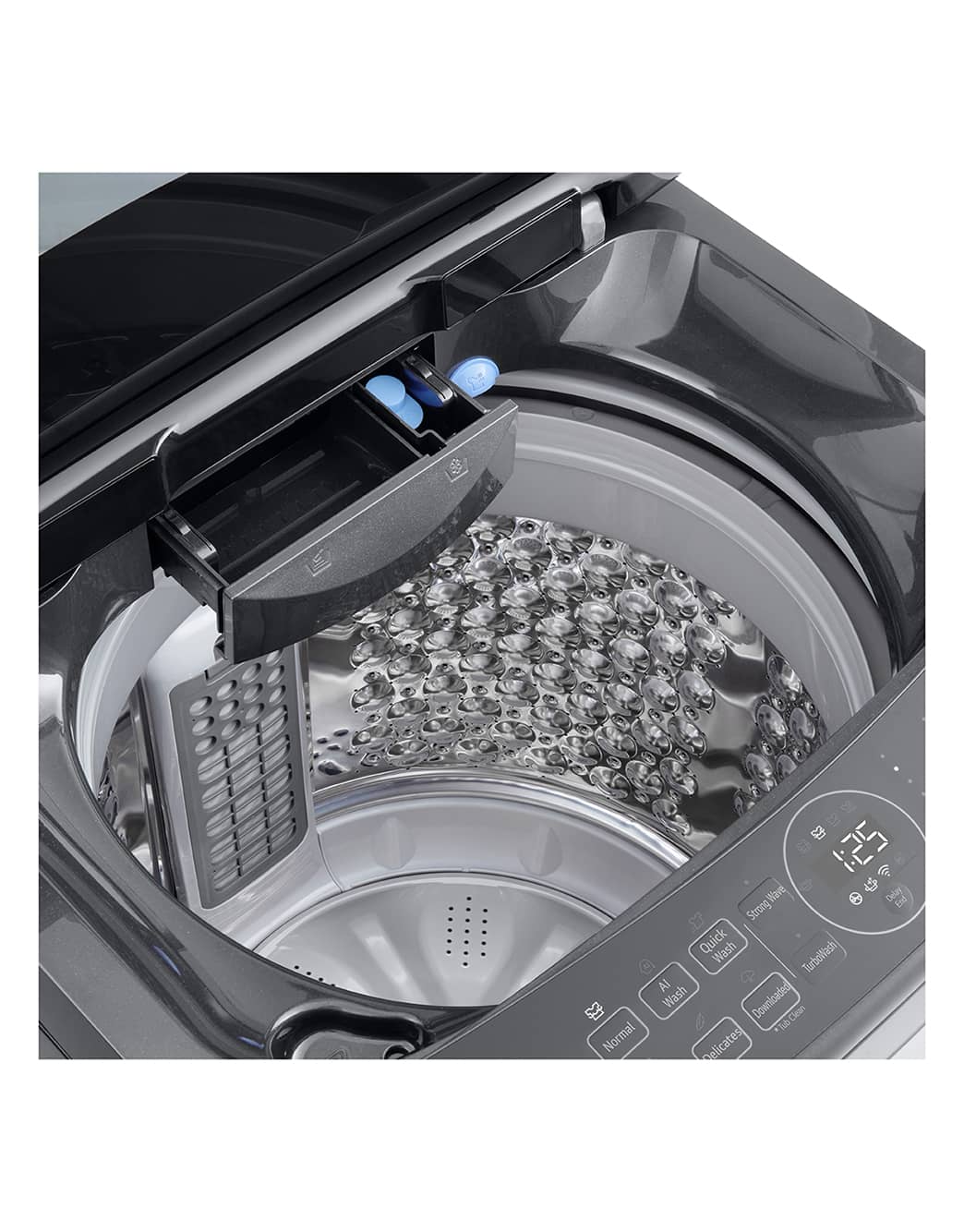 10.5KG AIDD Top Load Washing Machine, Middle Black | LG SG