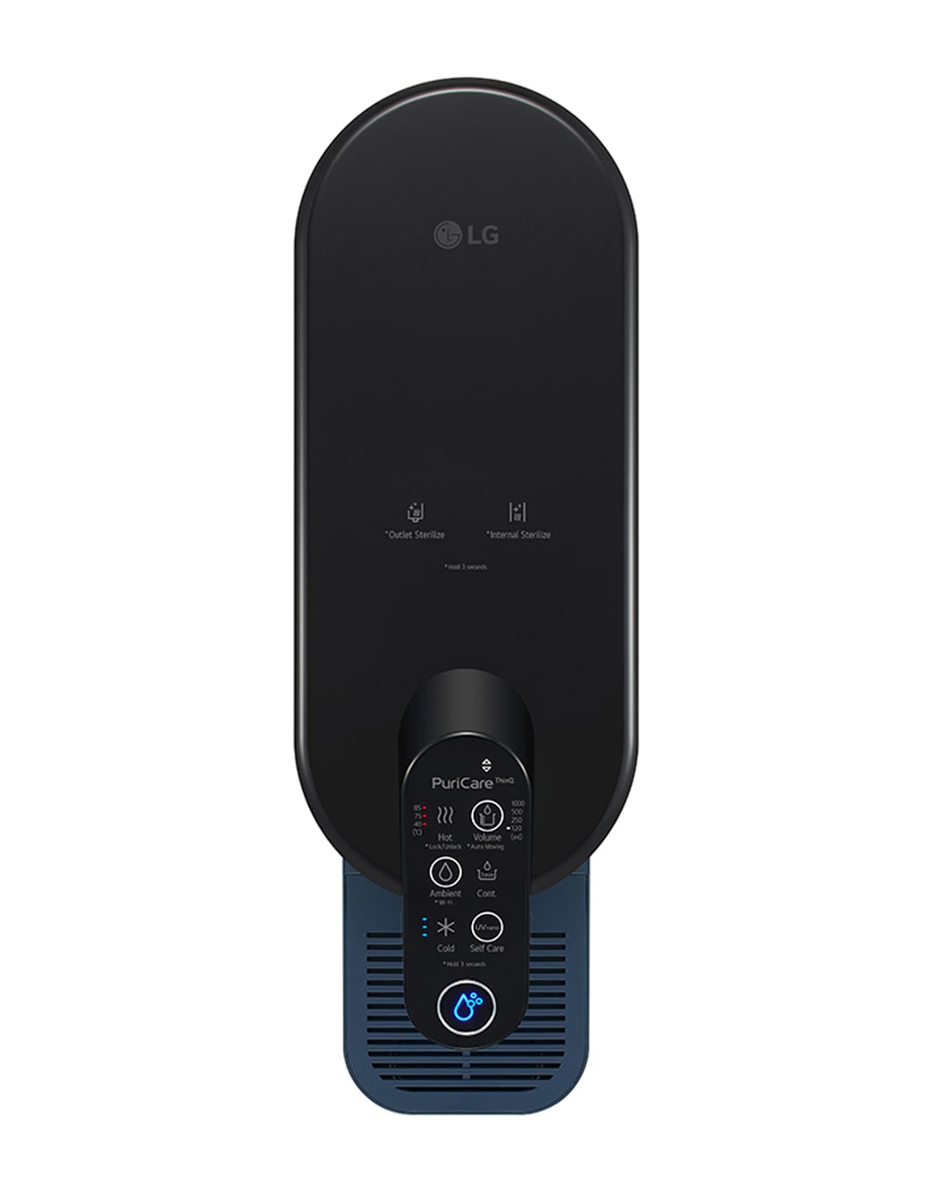 Tankless Water Purifier Dispenser in Navy Blue | LG SG