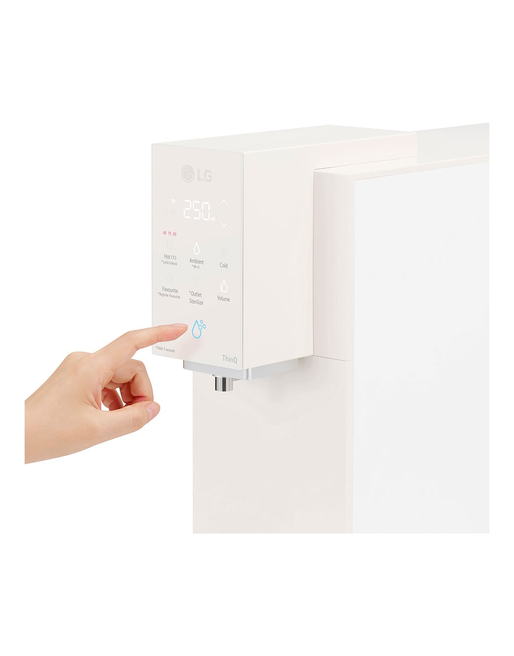 Objet Collection Tankless Water Purifier in Beige | LG Singapore