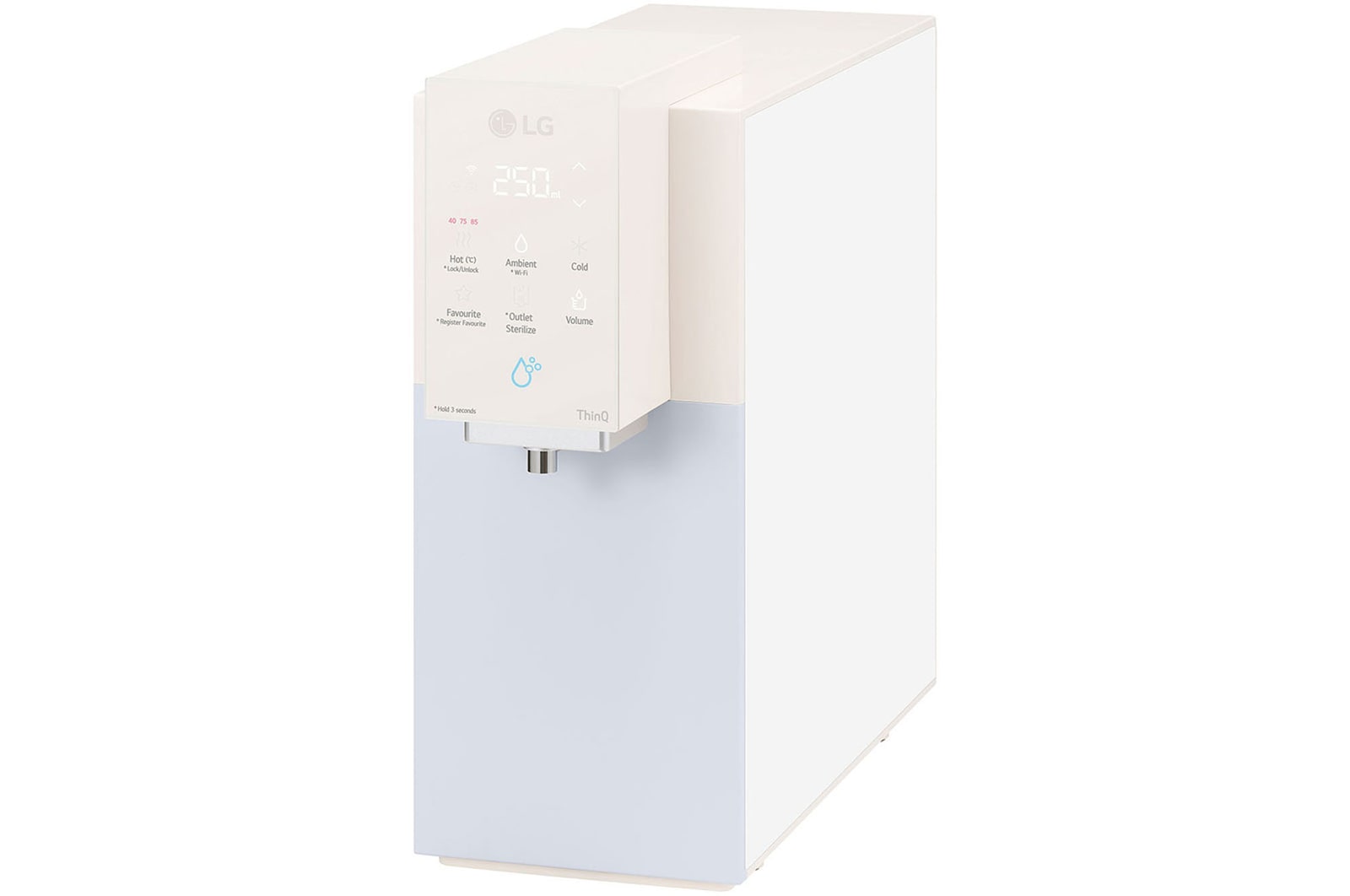 Objet Collection Tankless Water Purifier Dispenser in Beige | LG SG | LG SG