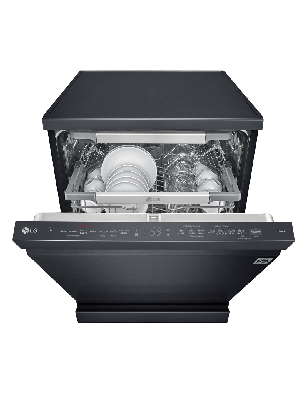 เครื่องล้างจานรุ่น DFC335HM ขนาด 14 เซต สีดำ | LG Thailand