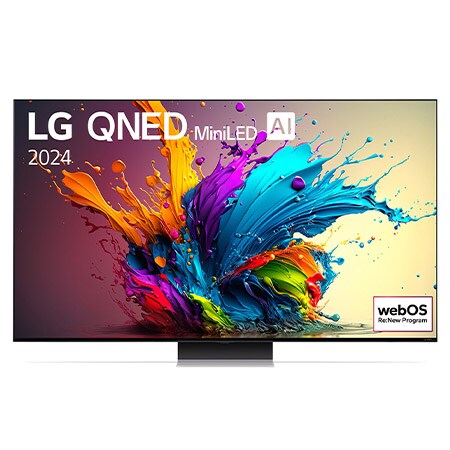 LG QNED MiniLED AI QNED91 4K สมาร์ททีวี 2024 65 นิ้ว - 65QNED91TSA | LG TH