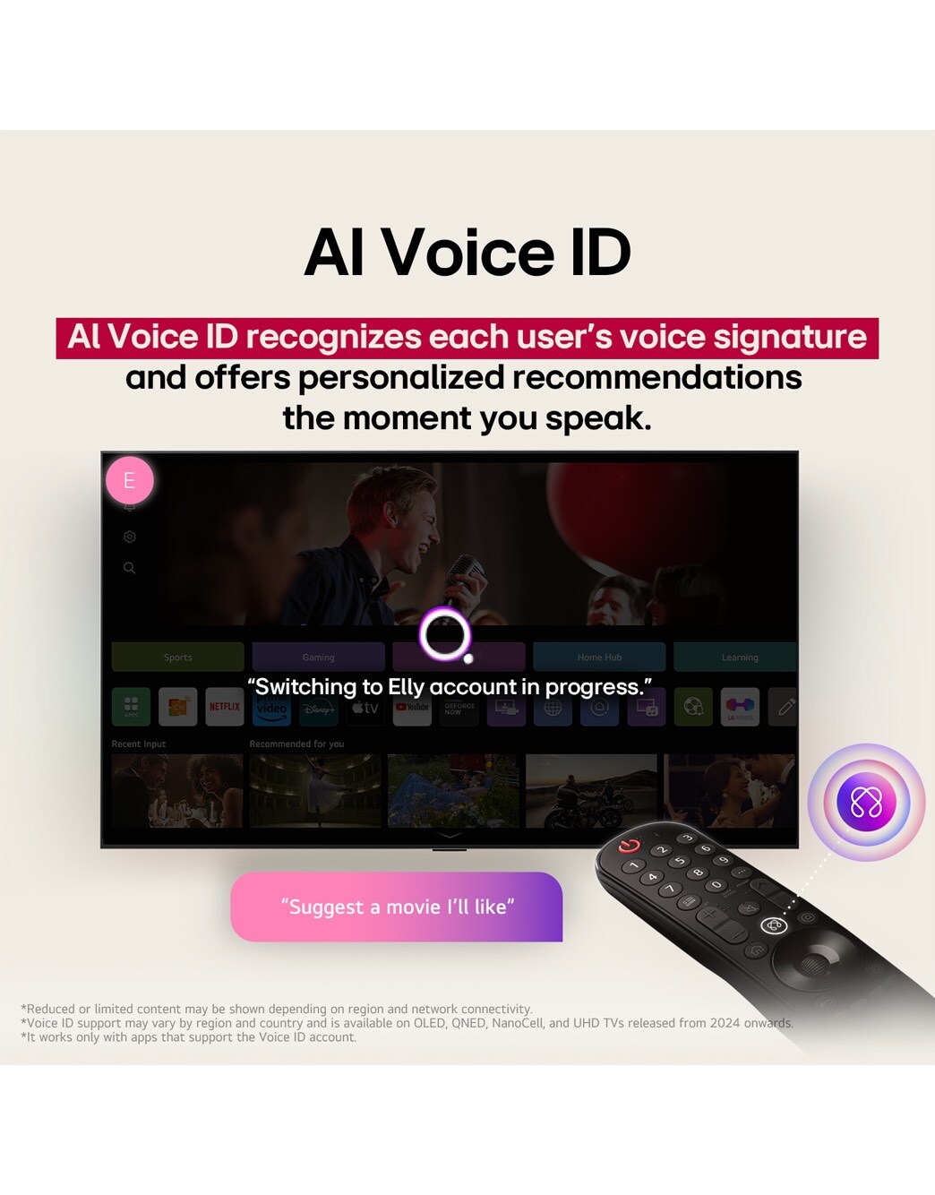 ทีวี 65" LG QNED evo AI QNED86 MiniLED 4K Smart TV 2025 65QNED86AS | LG TH