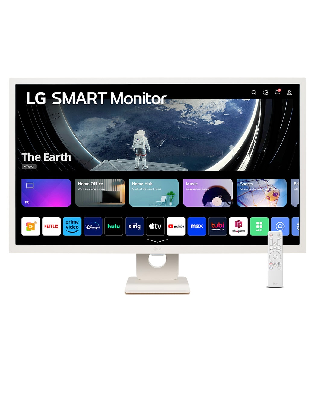 32" Full HD IPS Smart Monitor พร้อม webOS - 32sr50f-w | LG TH