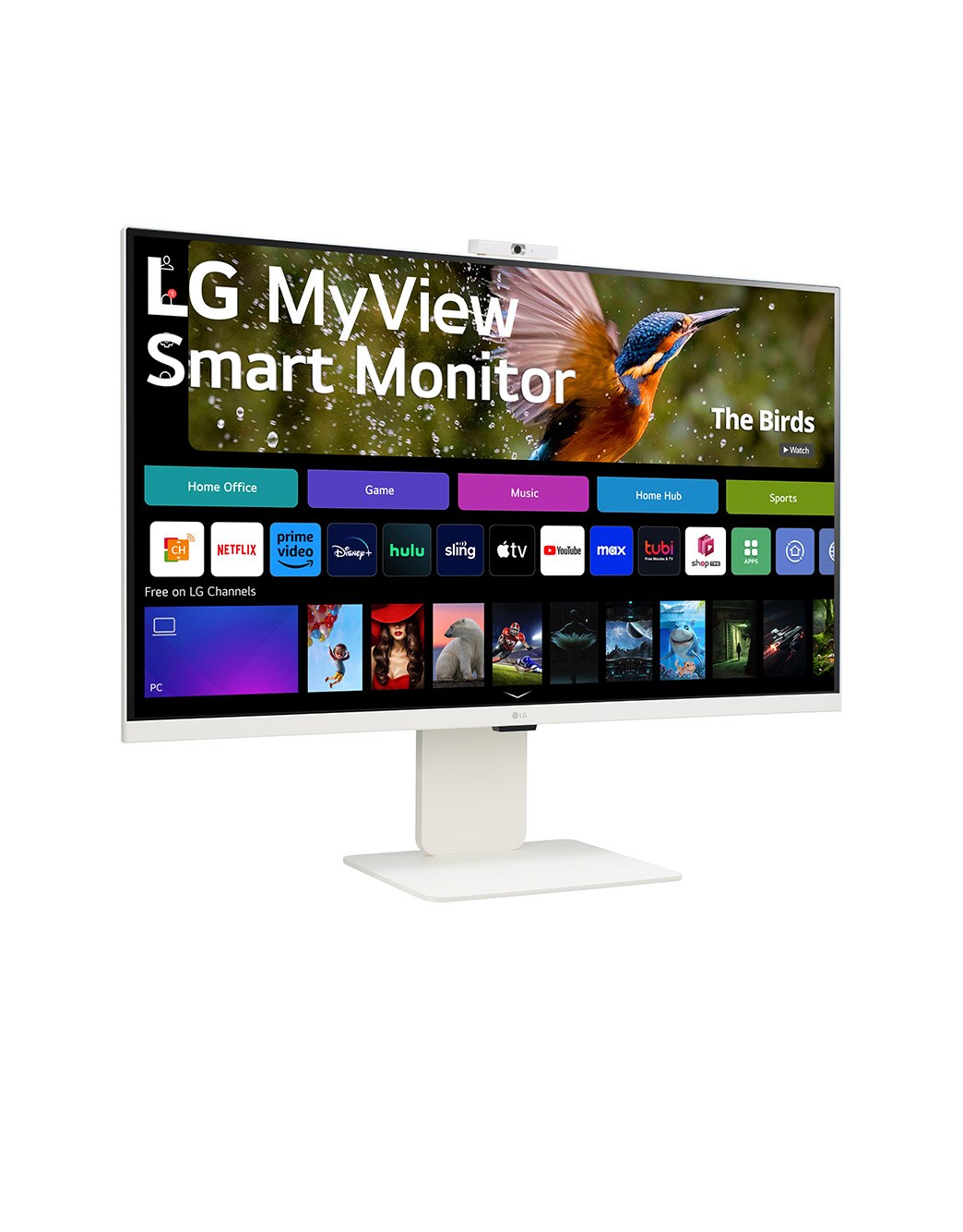 32" 4K UHD IPS Smart Monitor พร้อม webOS และ webcam FHD | LG TH
