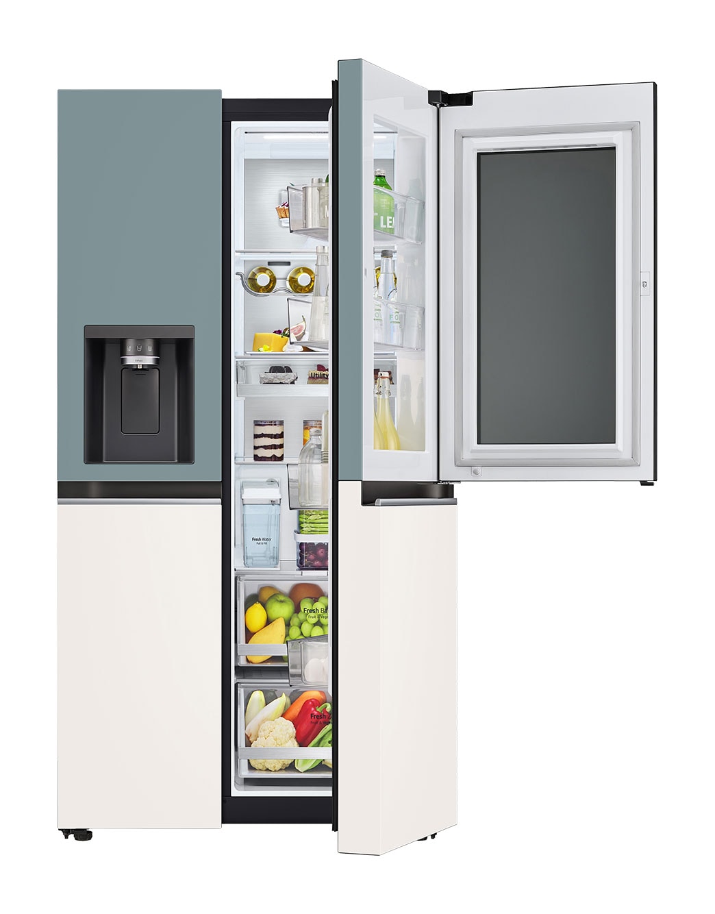 ตู้เย็น Instaview Door-in-Door 22.4 คิว GC-X257CMEW | LG TH