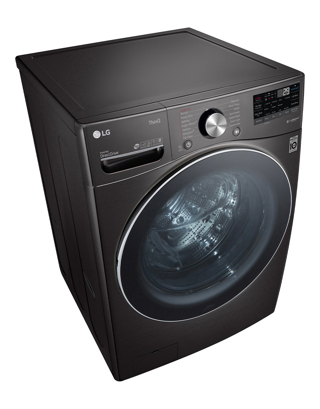 เครื่องซักผ้าฝาหน้า ซัก 24 กก. รุ่น F2725SVRB | LG TH