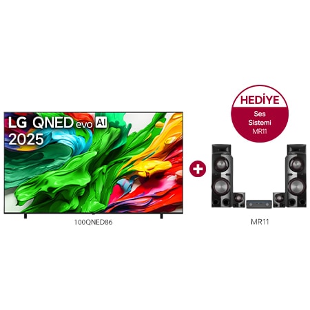 LG 100QNED86 Satın Alımlarında MR11 Ses Sistemi Hediye - 100QNED86.MR11 ...